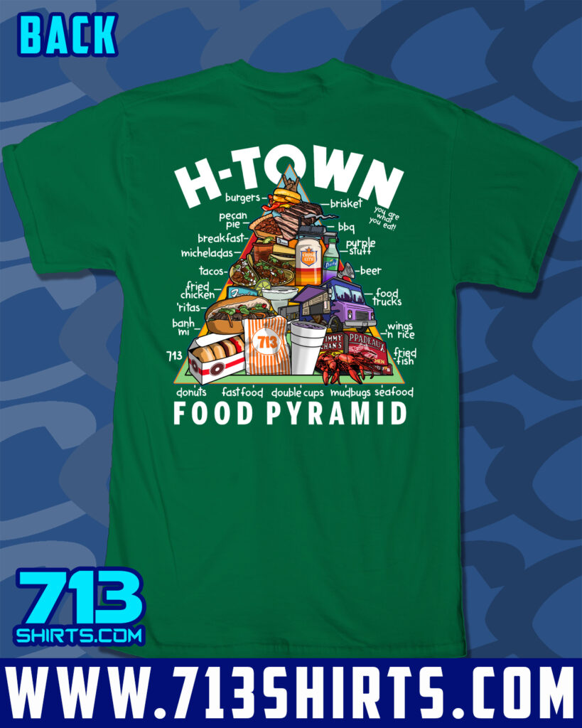 H-Town Food Pyramid – 713 Shirts