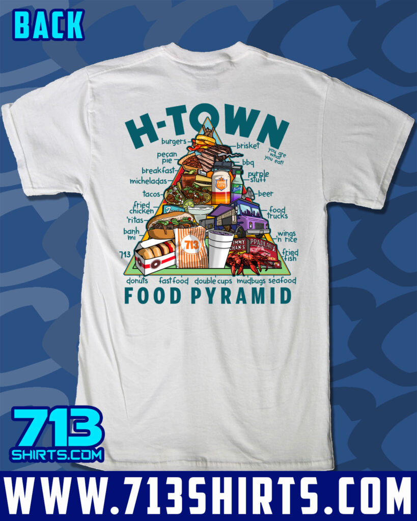 H-Town Food Pyramid – 713 Shirts