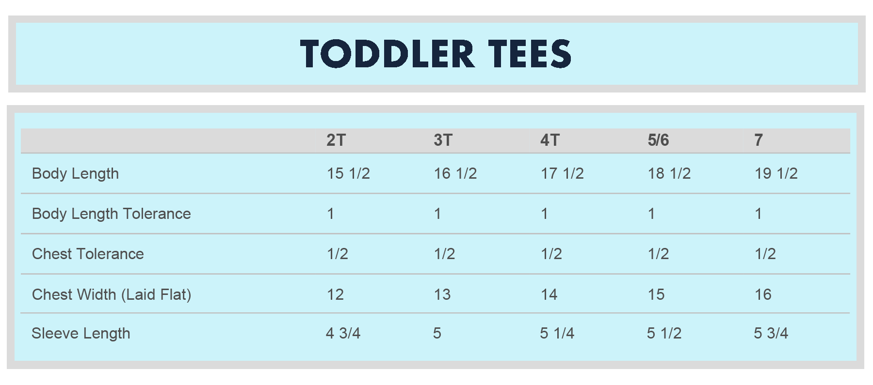 Sizing – 713 Shirts